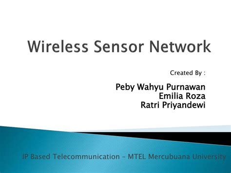 Ppt Wireless Sensor Network Powerpoint Presentation Free Download