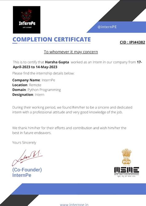 Harsha Gupta On Linkedin Connections Internship Pythonprogramming Internship Projects Python