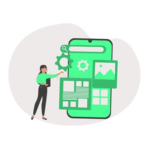 Mobile App Development Process Abstract Concept Vector Illustration React Native Mobile App