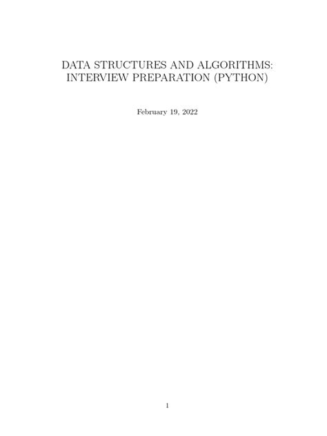 Data Structures And Algorithms Download Free Pdf Time Complexity