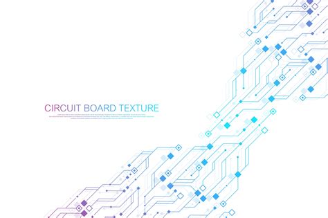 기술 추상 회로 기판 질감 배경입니다 첨단 미래형 회로 기판 디지털 데이터 엔지니어링 전자 마더 보드 최소 배열 빅 데이터 프리미엄 벡터