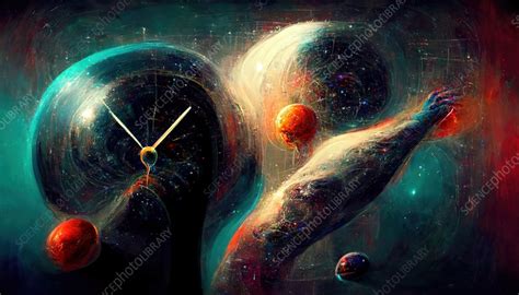 Spacetime And The Space Time Continuum Illustration Stock Image C056 1808 Science Photo