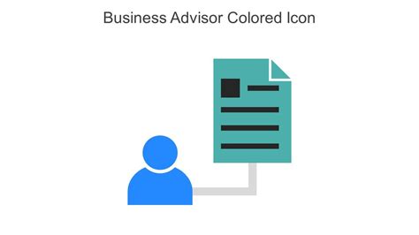 Business Advisor Colored Icon In Powerpoint Pptx Png And Editable Eps Format Ppt Powerpoint