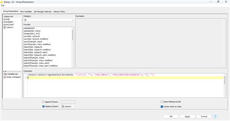 Remove Square Bracket From The Column Cells Knime Analytics Platform