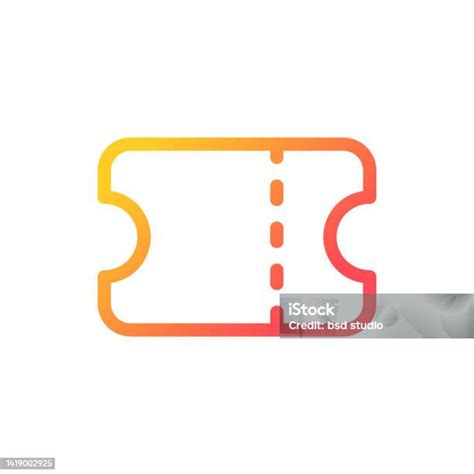 Coupon Pixel Perfect Gradient Linear Ui Icon Stock Illustration Download Image Now Art