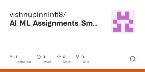 GitHub Vishnupinninti8 AI ML Assignments SmartBridge