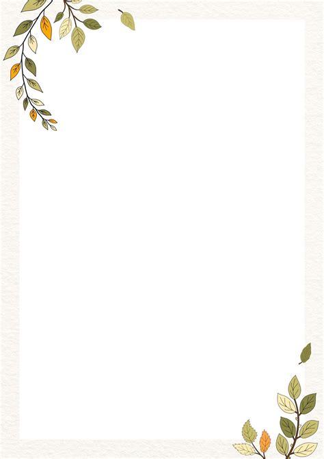 Simple Border Designs For A4 Paper
