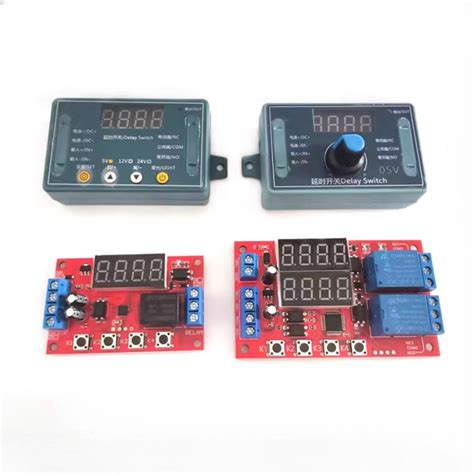 DC V V V A Adjustable Time Delay Relay Module LED Digital Timming Relay Timer Delay