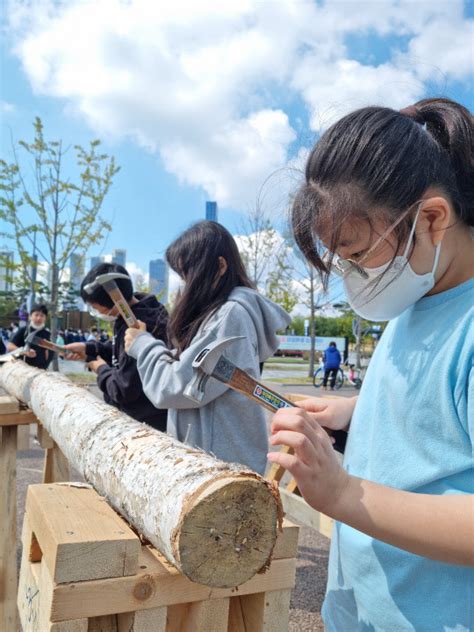 오늘은 내가 꼬마 목수 세종 즐거운 목재페스티벌 체험행사 인기