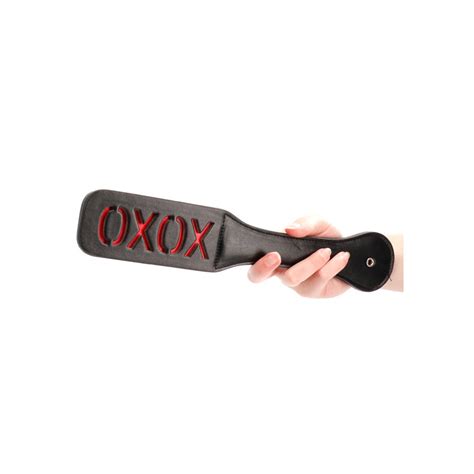 Ouch Paddle Xoxo Black Ouch Paddle Xoxo Black