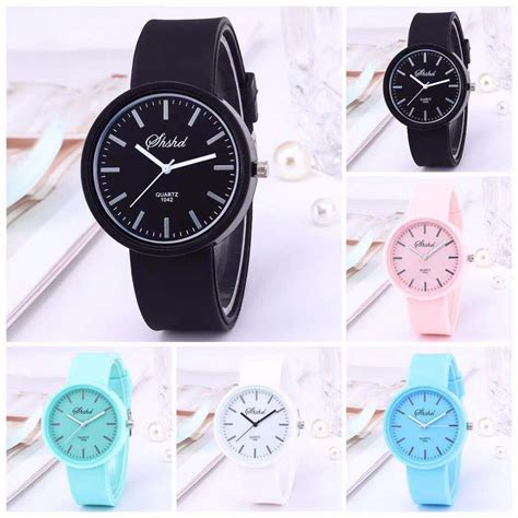 Jual Cod Ready Stock Jam Tangan Jam Tangan Wanita Analog Jam Tangan Fashion Wanita Shshd