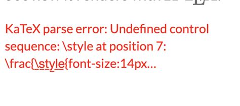 support for style{} · issue 2029 · katex katex · github