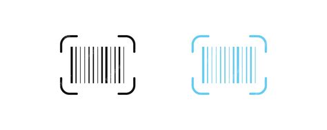 Icône De Code à Barres Signe De Code à Barres De Numérisation Symbole Du Scanner Icônes De