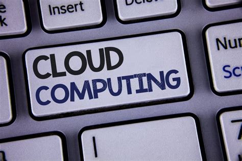 Conceptual Hand Writing Showing Cloud Computing Business Photo Showcasing Online Information