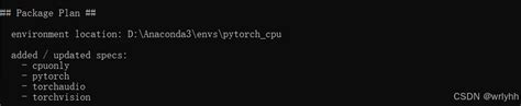 pytorch学习笔记之环境配置 pytorch环境配置 csdn博客