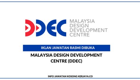 Malaysia Design Development Centre Ddec • Kerja Kosong Kerajaan