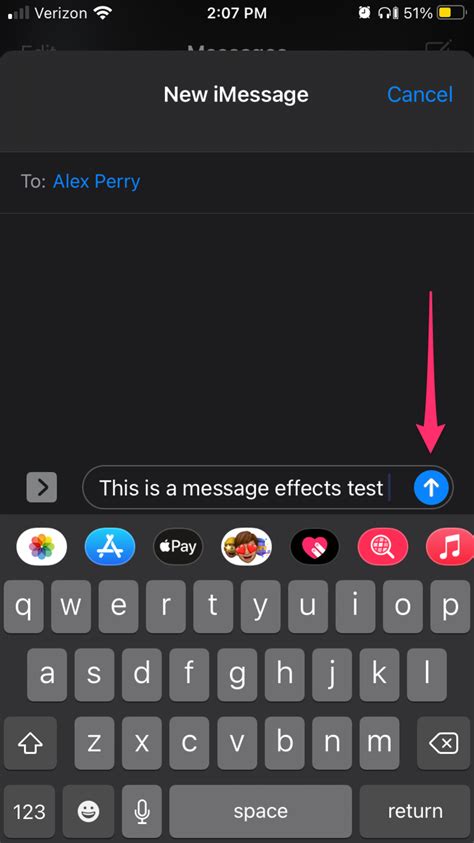 How To Use Ios Message Effects On Your Iphone Mashable