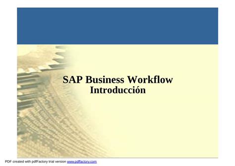 Pdf Sap Business Workflow Introducción Abap Es 1 Introduccion Pdf