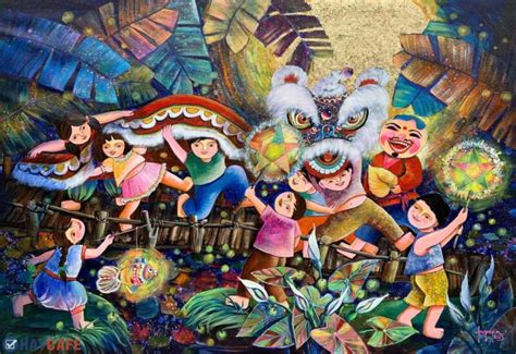 Vẽ Tranh TRUNG THU Vui Hội Trăng Rằm Đẹp Rộn Ràng Nhất