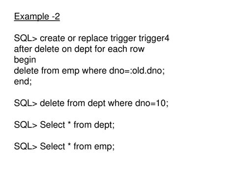 Triggers Ppt Download