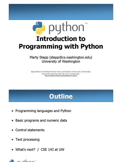 Introduction To Programming With Python Pdf Python Programming