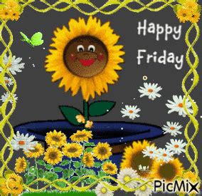 Happy Friday Flowers   Free
