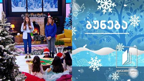 ბუნება ნაძვის ხის ისტორია და სანტას ჯადოსნური წერილი ტელესკოლა Youtube