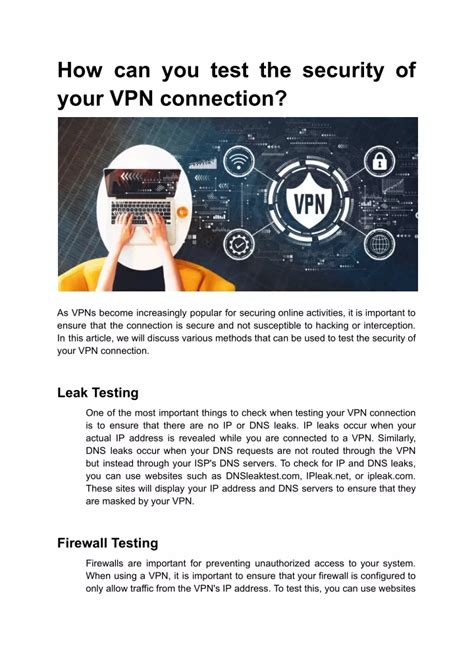 PPT How Can You Test The Security Of Your VPN Connection PowerPoint Presentation ID 12013902