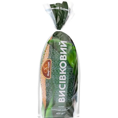 Батон Цар Хліб Висівковий нарізний 400 г купити онлайн замовити в магазині Varus