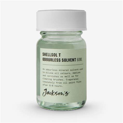 Jacksons Shellsol T Odourless Solvent 60ml Jacksons Art