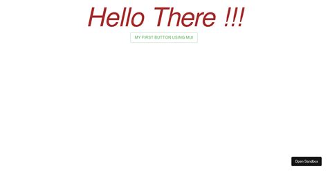 Mui Button Typography Codesandbox