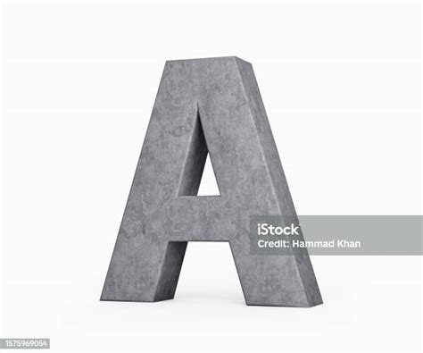 3d 콘크리트 대문자 알파벳 회색 콘크리트 돌로 만든 흰색 배경 3d 그림 0명에 대한 스톡 사진 및 기타 이미지 0명 3차원 형태 개념 Istock