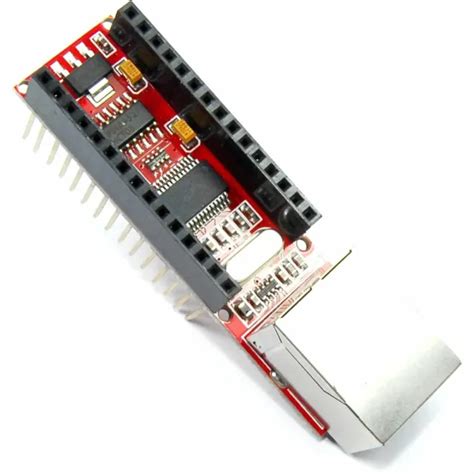 ETHERNET BOUCLIER POUR Arduino Nano RJ45 Spi Serveur Client V3 Flux