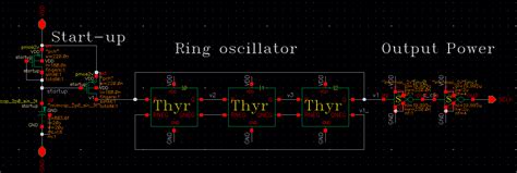 Example Of A Ic Thyristor Based Ring Oscillator In Cadence Mis Circuitos