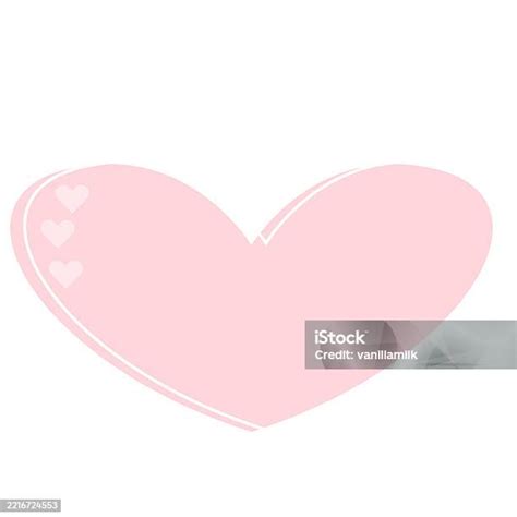 핑크 로맨틱 하트 프레임 윤곽선 테두리 아이콘 결혼식 발렌타인 데이 베이비 샤워 파티 장식 디자인 귀여운 Kawaii 행복 긍정적인 요소 상징 벽지 결혼 의식에 대한 스톡