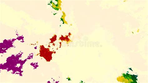 Colorful Moving Spots On Surface Motion Animated Simple Background With Moving Colorful Spots