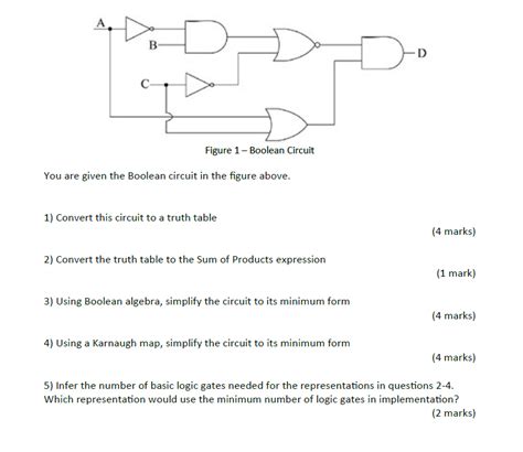 Solved A B D Figure Boolean Circuit You Are Given The Chegg