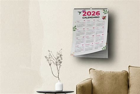 Calendario 2026 Para Imprimir Gratis