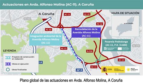 As Obras De Alfonso Molina Cortará O Ramal De Pocomaco A Vindeira Semana Xornal Da Coruña