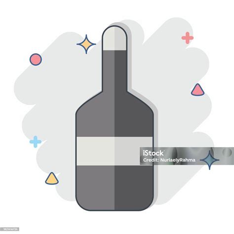 아이콘 병 바다 기호와 관련이 있습니다 만화 스타일 심플한 디자인 편집 가능 간단한 일러스트레이션 0명에 대한 스톡 벡터 아트 및 기타 이미지 Istock