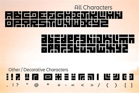 Kufication Font Arabic Square Kufic Display Font Kufication Font Arabic Square Kufic Display Font