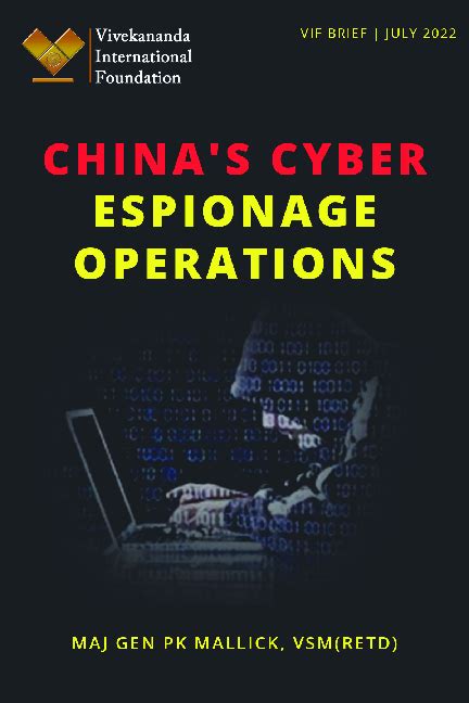 Pdf China S Cyber Espionage Operations