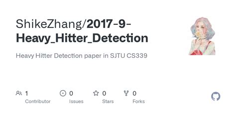 github shikezhang 2017 9 heavy hitter detection heavy hitter