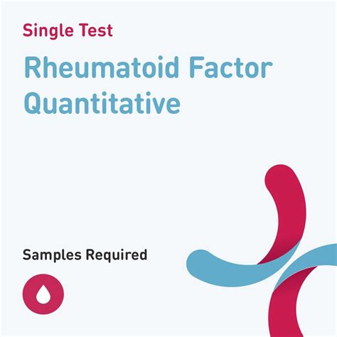 Medical Diagnosis Rheumatoid Factor Quantitative