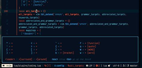 which key mappings for nvim surround r neovim