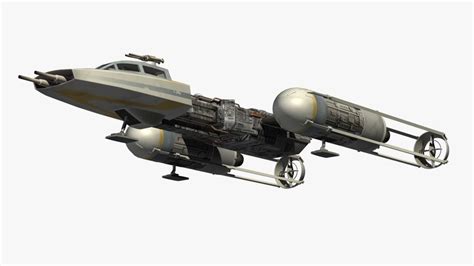 Y Wing 3d Model 47 Obj Max Fbx Blend Free3d