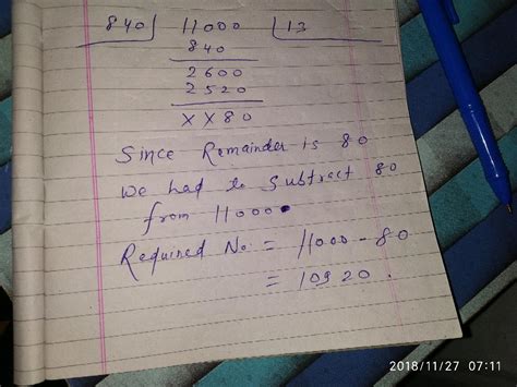 ind the least number that is divisible by an the numbers between