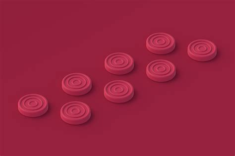 빨간색 배경에 자홍색 체커 2023년 올해의 컬러 초안 세트 지적 보드 게임 3d 렌더링 2023년에 대한 스톡 사진 및 기타 이미지 Istock