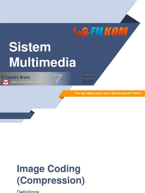 Sismul Image Coding Compression 07 2 Pdf Data Compression Image Processing
