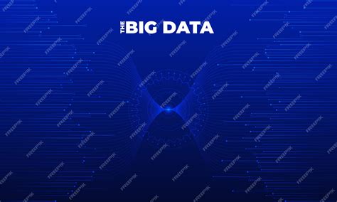 Premium Vector Big Data Visualization Visual Data Complexity